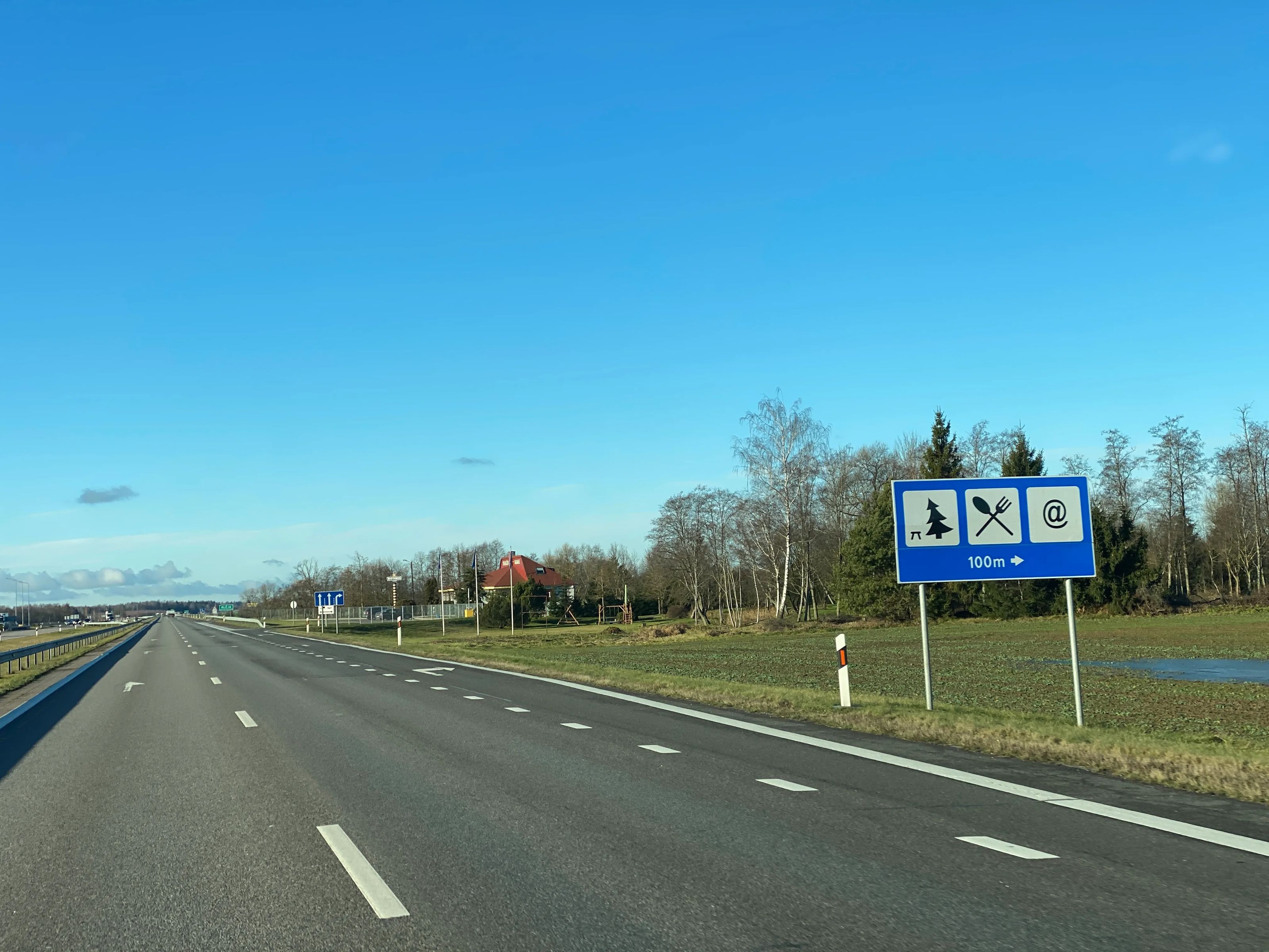 Driving From Lithuania to Latvia