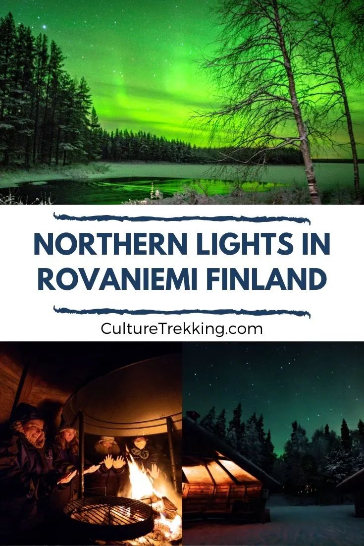 Northern Lights In Rovaniemi Finland